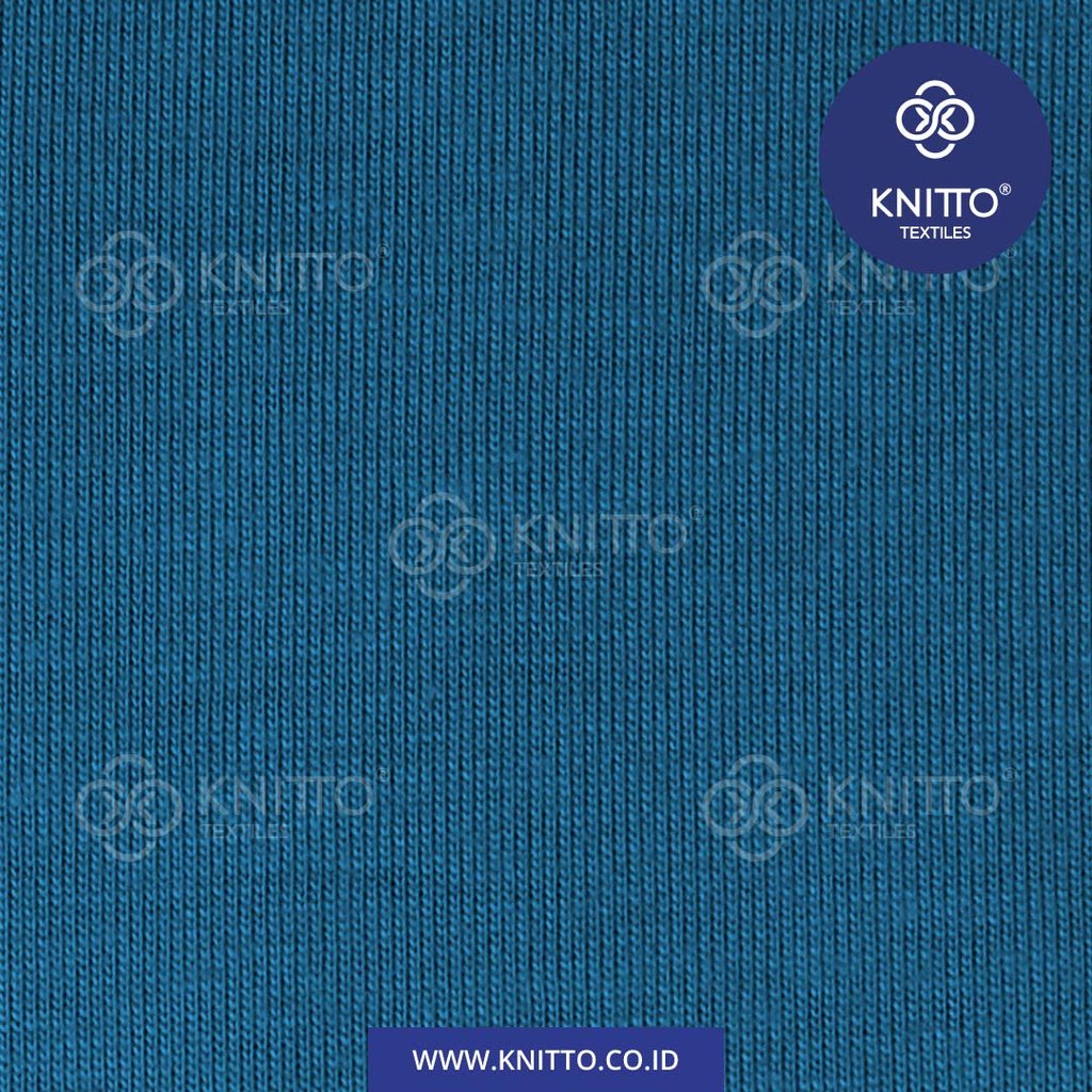 Bahan Cotton Bamboo 30 S Deep Blue | Toko Bahan Kaos Knitto